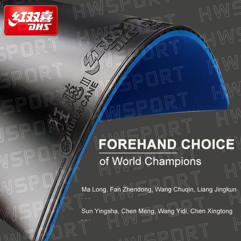 Original DHS NEO Hurricane 3 National Table Tennis Rubber Special for ...