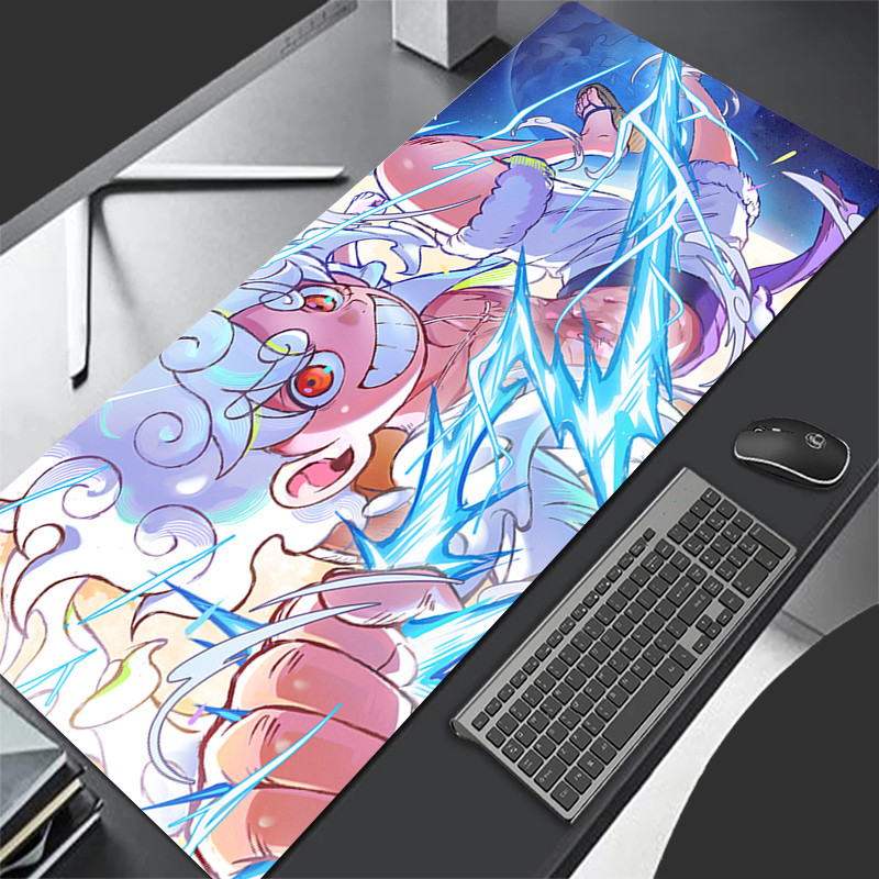 Japan Cool Anime Mouse Pad PC White Gamer Cabinet Keyboard Rug Laptop O ...