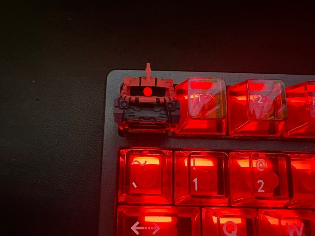 Zaku Keycap Cute Cartoon 3D Creative Cool MX Switch Mechanical Keyboard ...