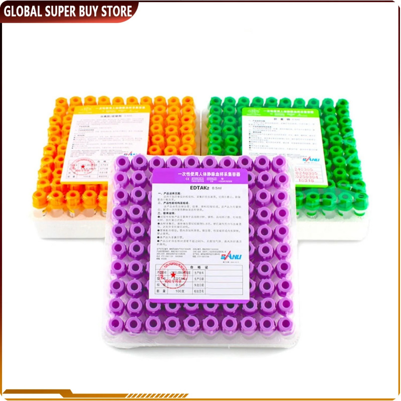 5ml 10ml Vacutainer Blood Collection Tubes Lab Vacuum Blood Collecting ...
