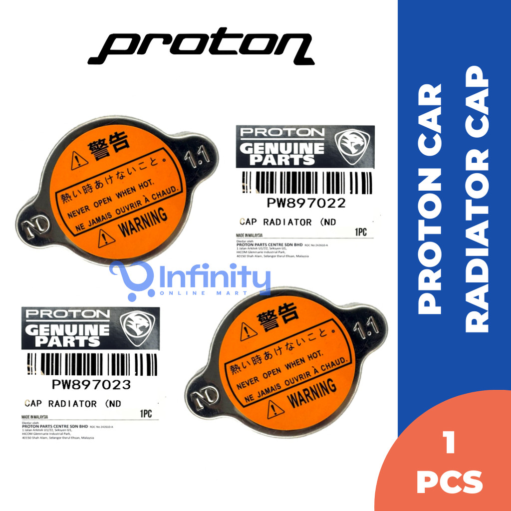 PROTON Radiator Cap 108Kpa 1.1 (Small/Big Head) For Proton Saga Flx Blm ...