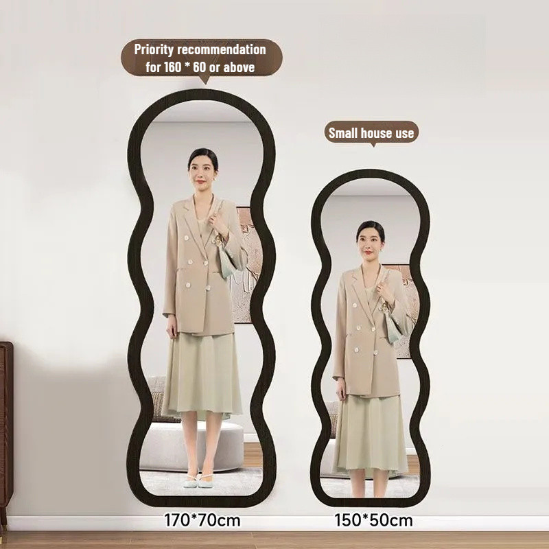 Full Length Mirror Full Body Mirror Household Floor Standing Mirror ...