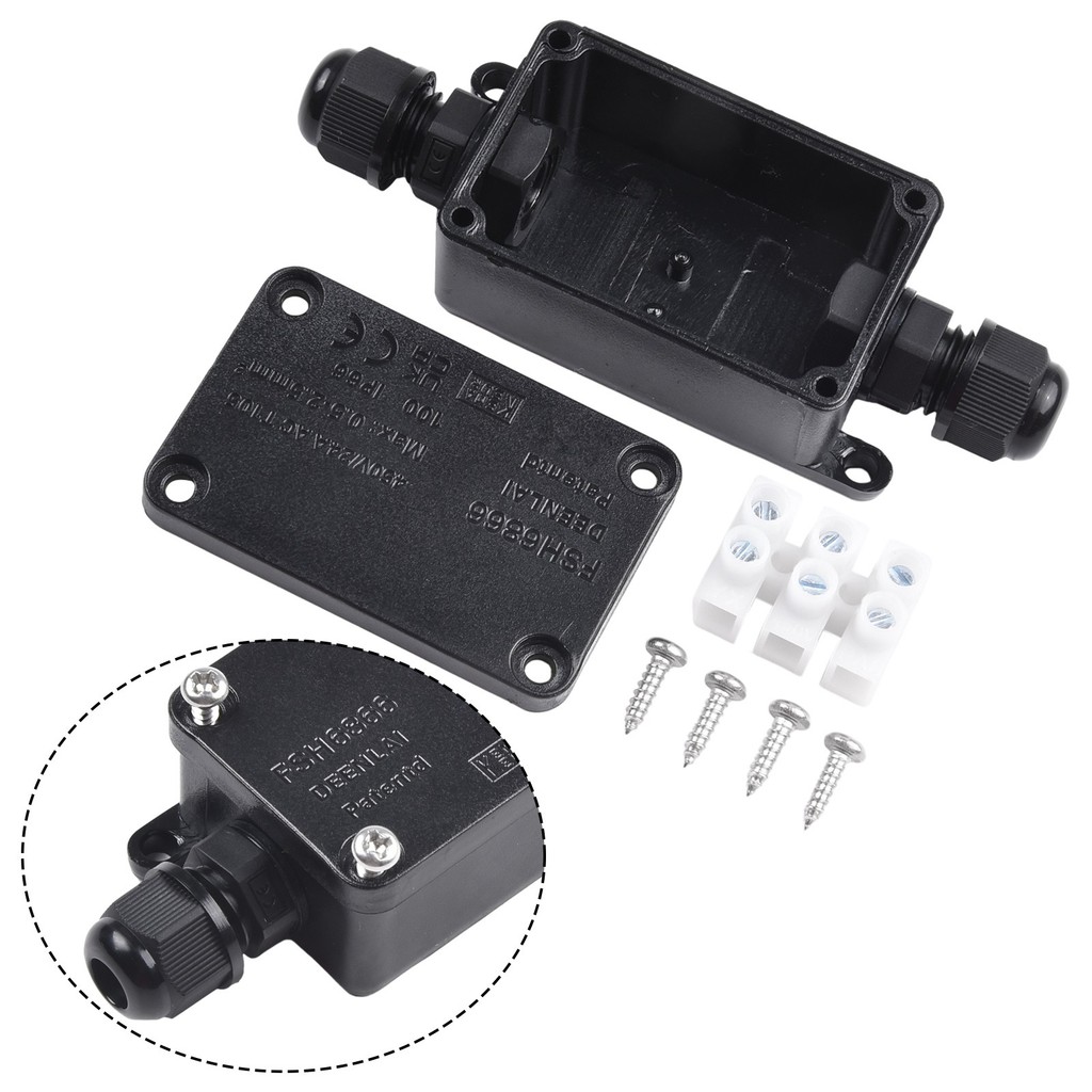 THEBEST! 2 Way Outdoor Waterproof IP65 Cable Connector PC Junction Box ...