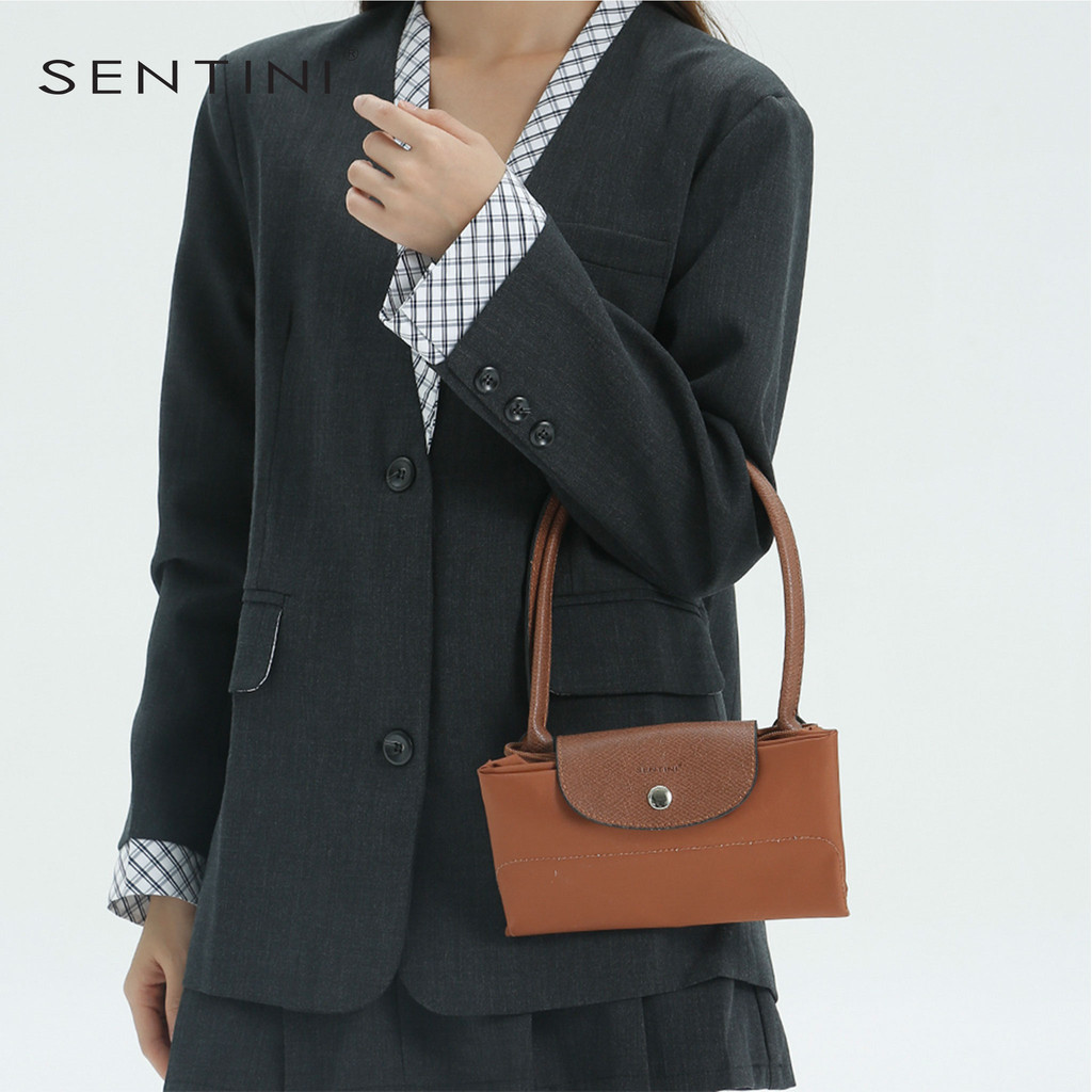 SENTINI Clover Beg Tote Besar Wanita - Hitam / Coklat STB-134 | Shopee ...