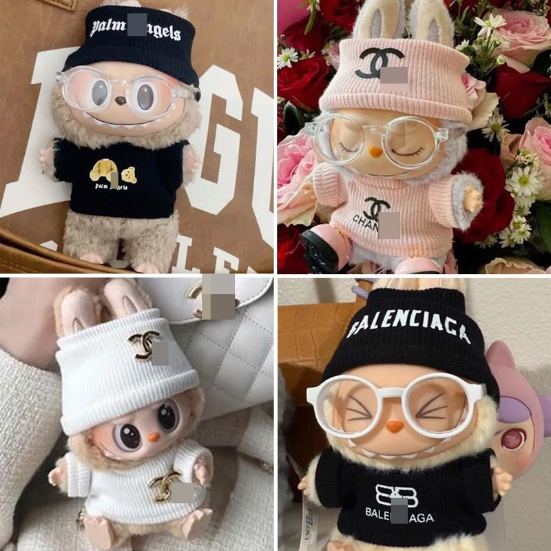 Labubu Clothing 17cm Labubu V1 and Labubu V2 Doll Accessories | Shopee ...