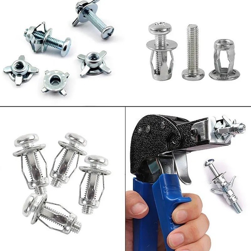 M4 M5 M6 M8 Petal Rivet Lock Nuts with Screw Iron Skin Metal Screw ...