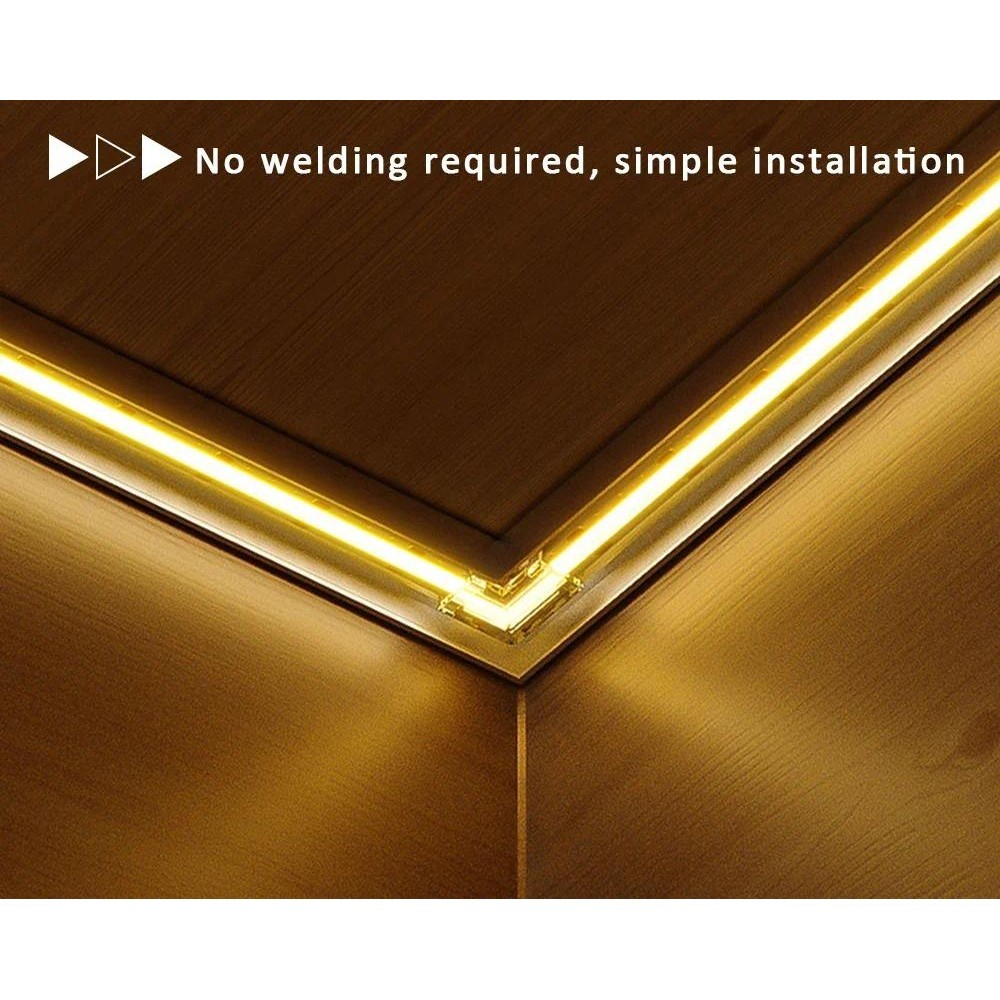 5PCS COB 2Pin 3Pin 4Pin 5mm 8mm 10mm L-Shape Strip to Strip Welding ...