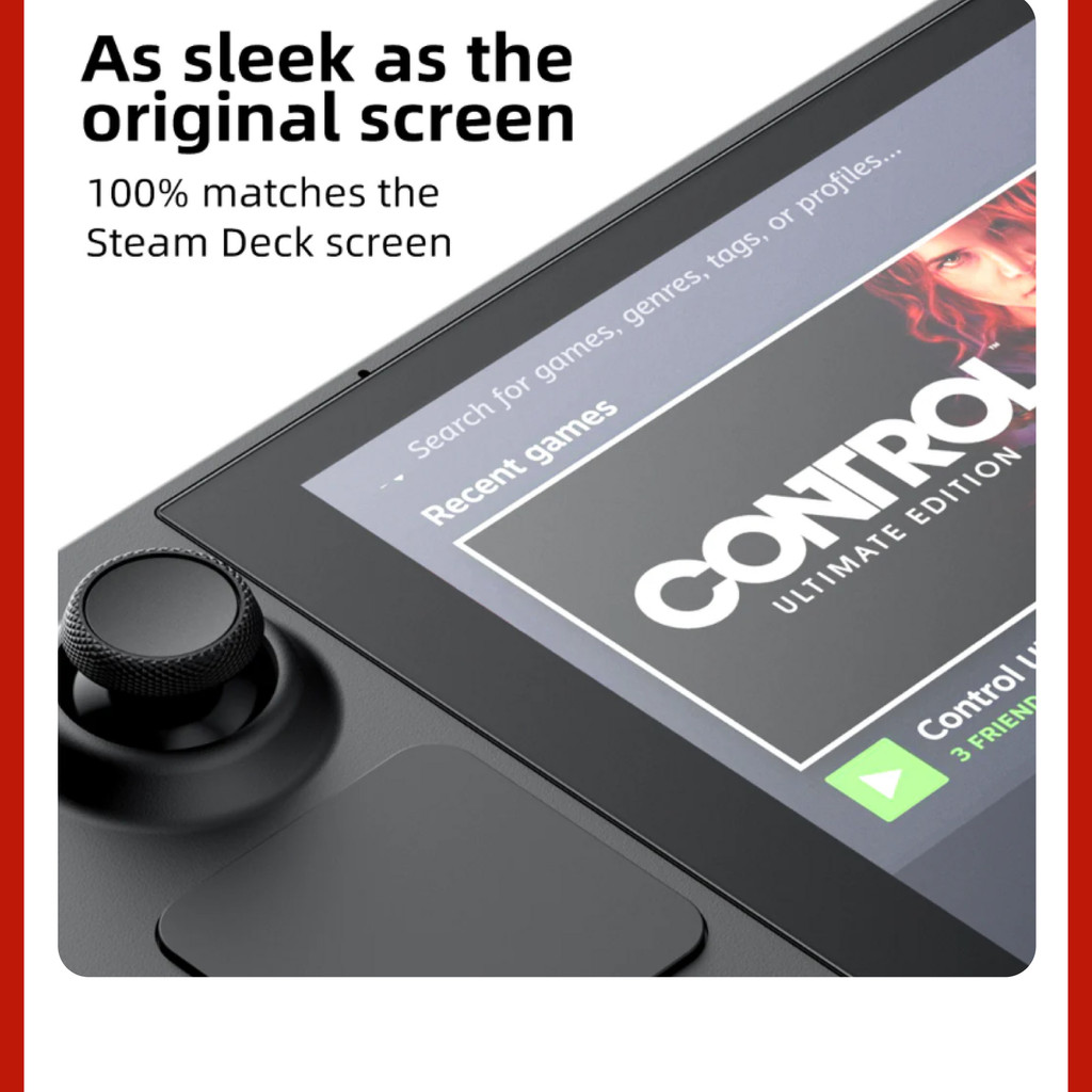 Skull & Co Tempered Glass Screen Protector for Steam Deck OLED Savage ...