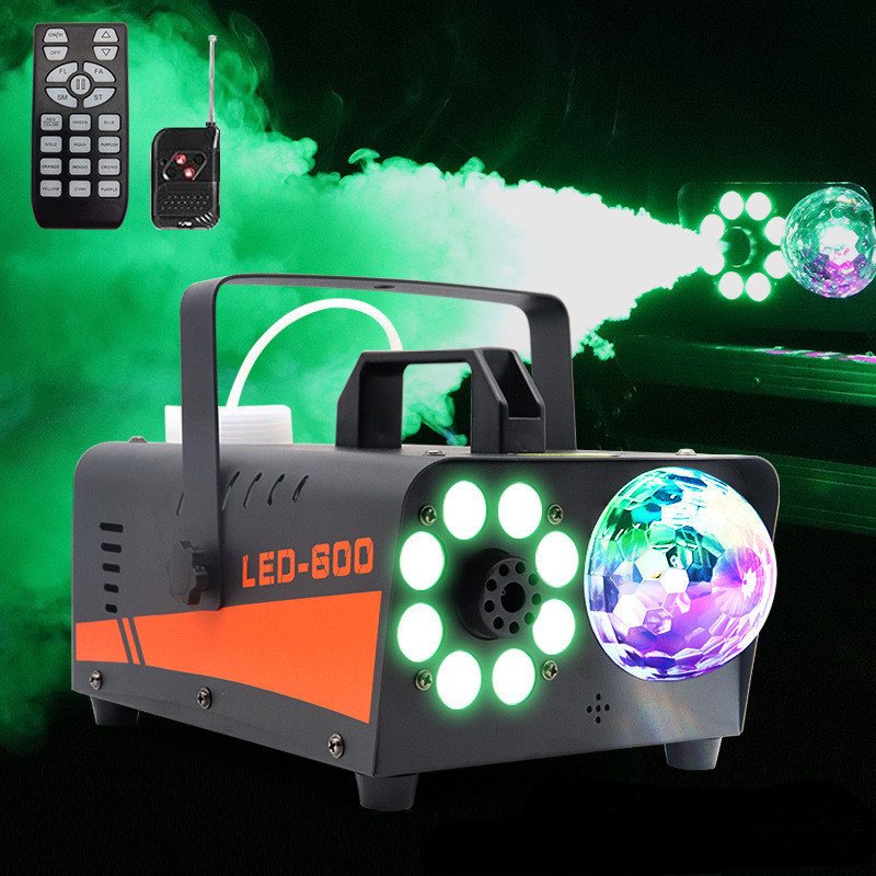 600W Magic Ball Smoke Machine Halloween Smoke Generator Fog Maker Small ...