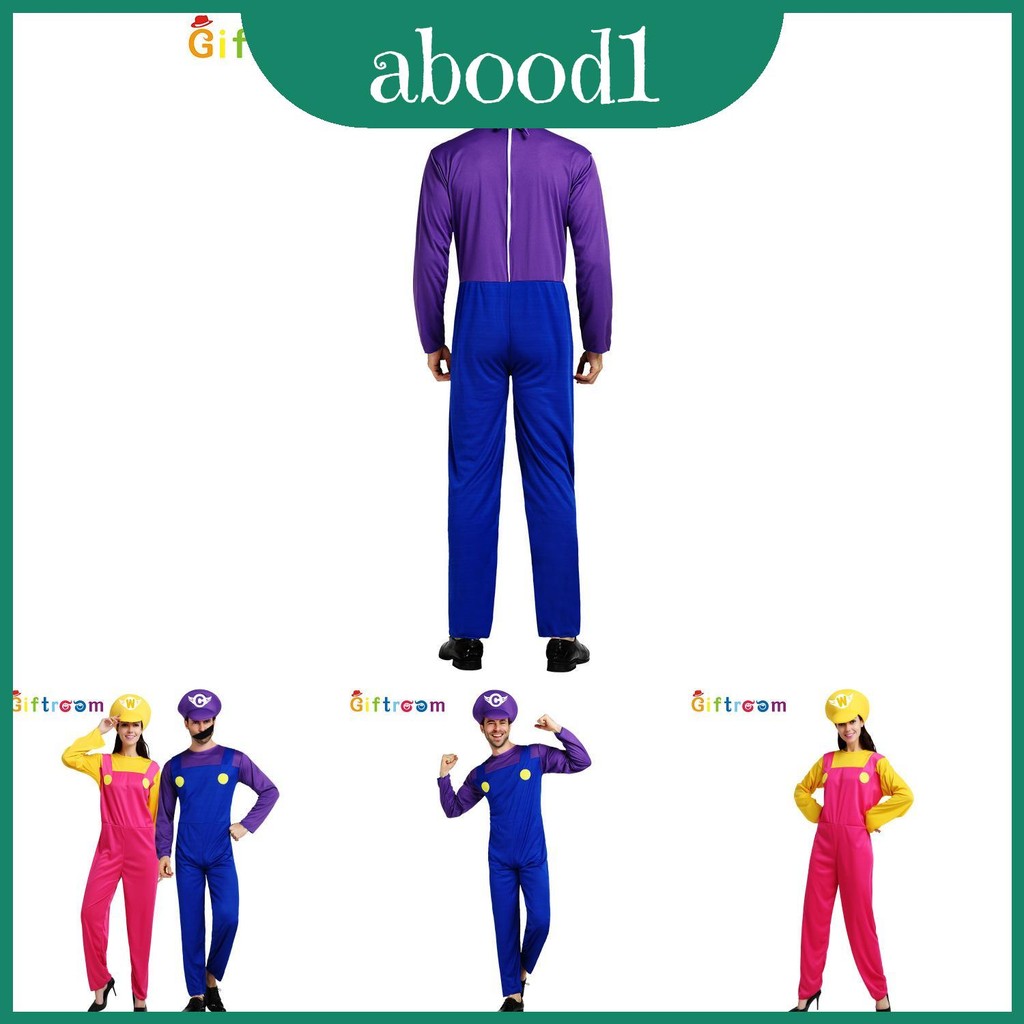 Super Mario Trendy Cosplay Overalls In Colorful Styles Perfect For Any ...