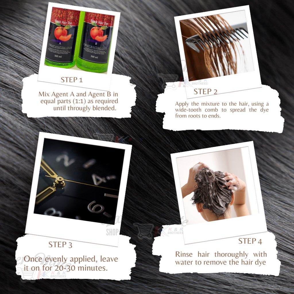 [INTERNATIONAL VERSION] ECOSYSTEM FRUIT VINEGAR HAIR DYE BLACK COLOUR ...