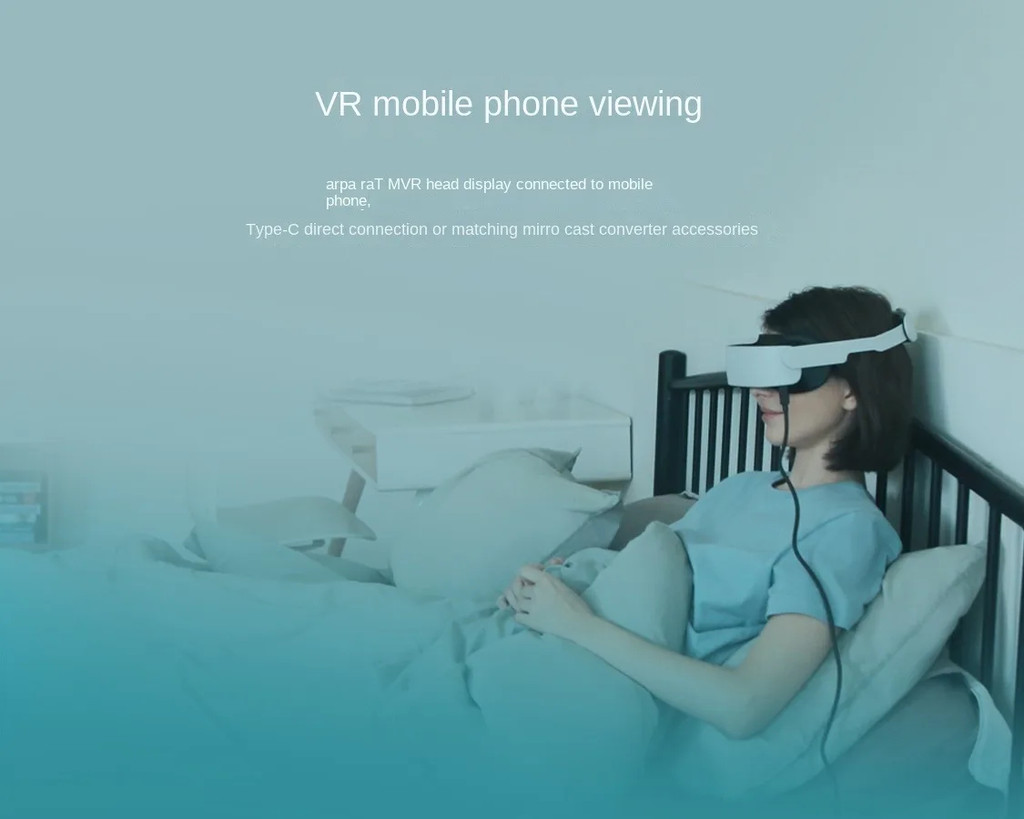 Arpara 5K VR Smart Glasses VR HMD 120hz Double Micro-OLED Display 3D IMAX Immersive 5K 4K UHD ...