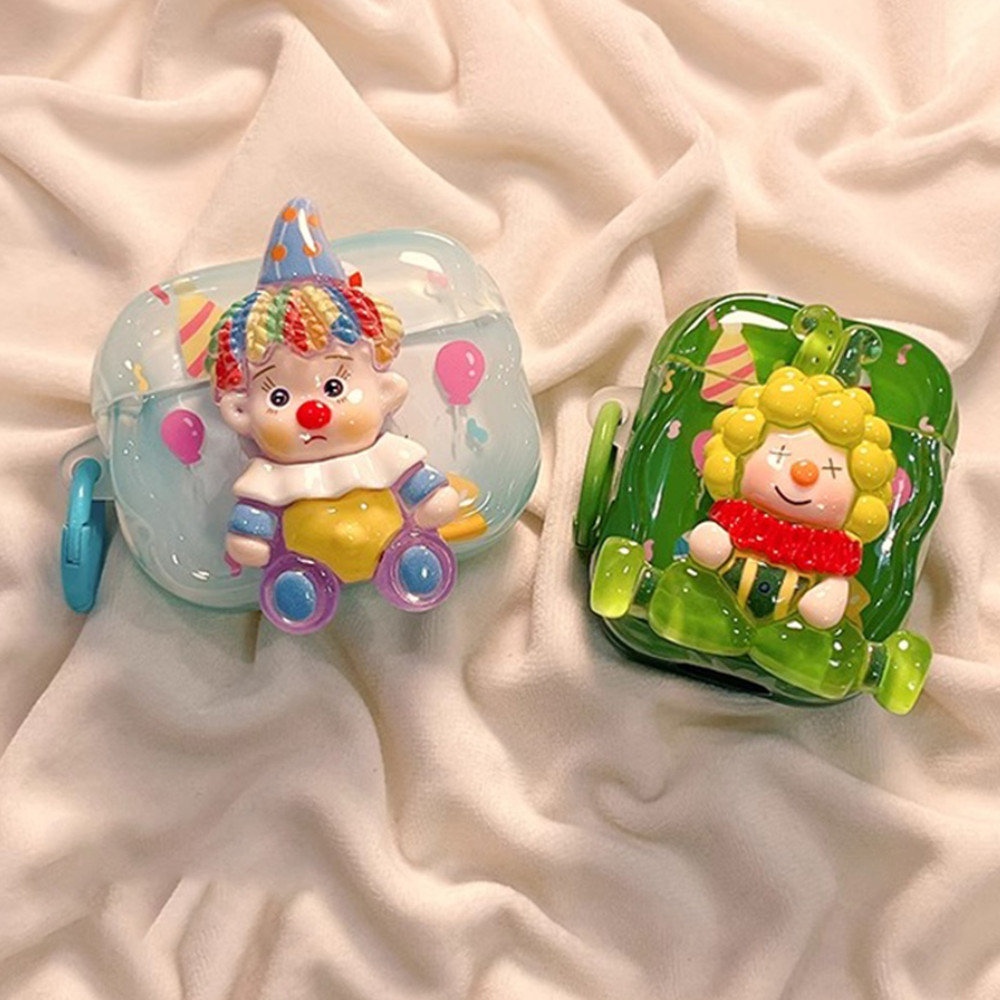 Cute Cartoon 3D Clown Airpods Case Headphone Cover for Airpods 1 2 3 ...