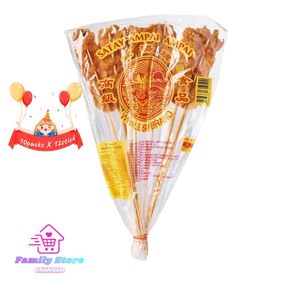 Satay Ampai Ampai Perisa Asli(10Pack X 12 Stick) | Shopee Malaysia