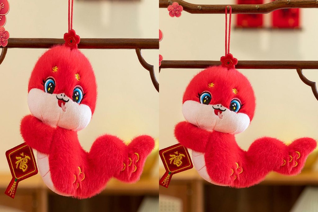 [EY] Squeezable Stuffed Keychain Fine Sewing Plush Charm Chinese Zodiac ...