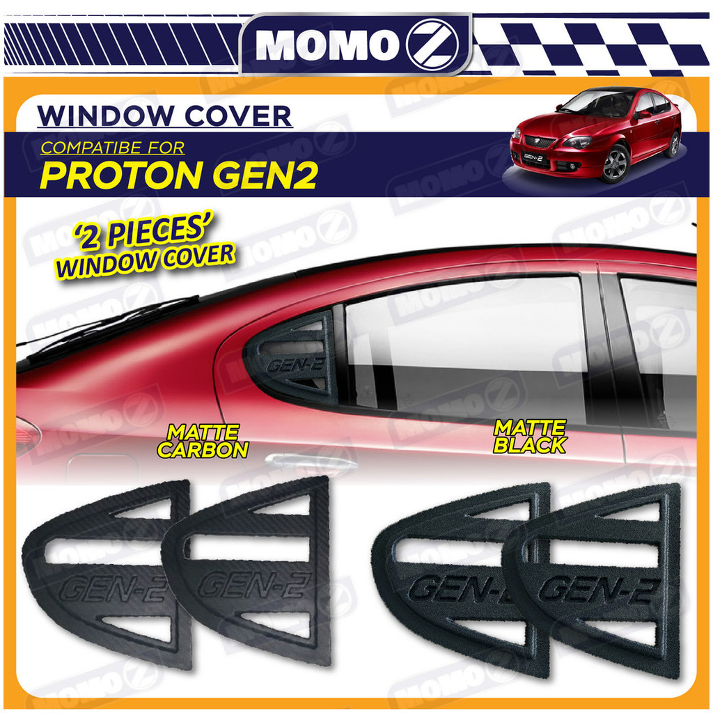 Car Proton GEN-2 GEN2 Side Rear Window Cover Mirror Protector Triangle ...