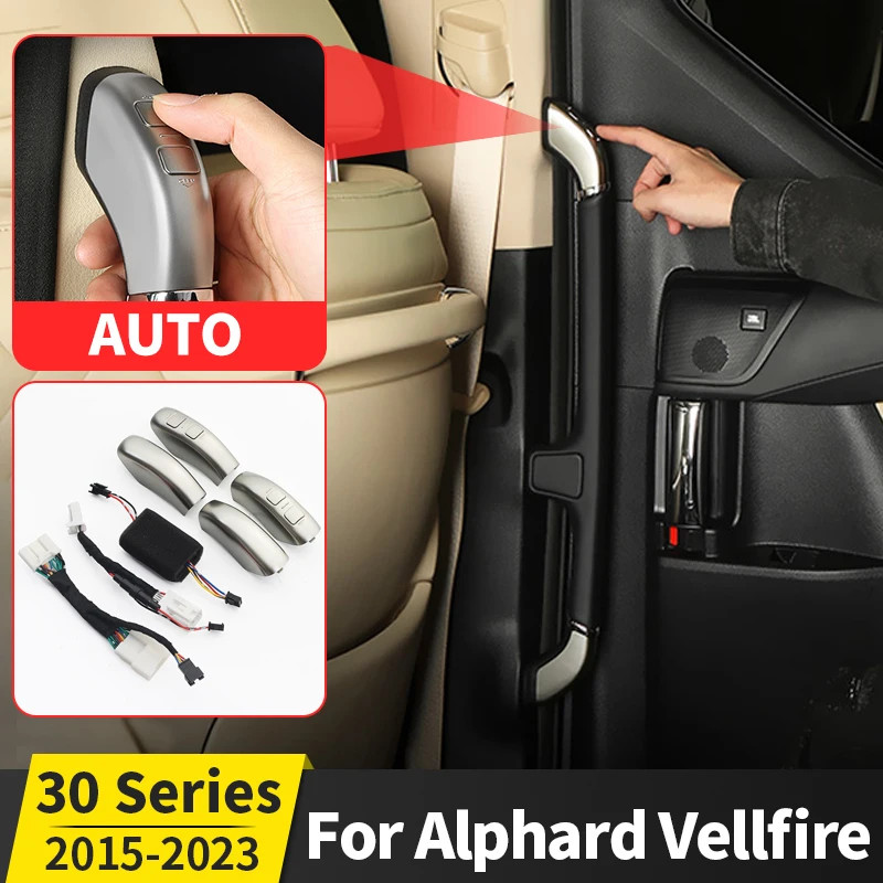 Door Handle Auto Open Close Button For Toyota Alphard Vellfire 30 ...