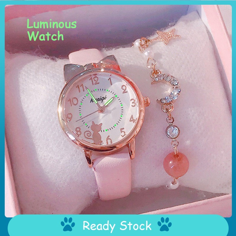 in stock Luminous watch children's watch waterproof and drop-proof girl ...