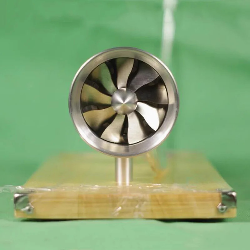 Mini Steam Turbine/Alcohol Firewood Waste Turbine Engine Generator ...