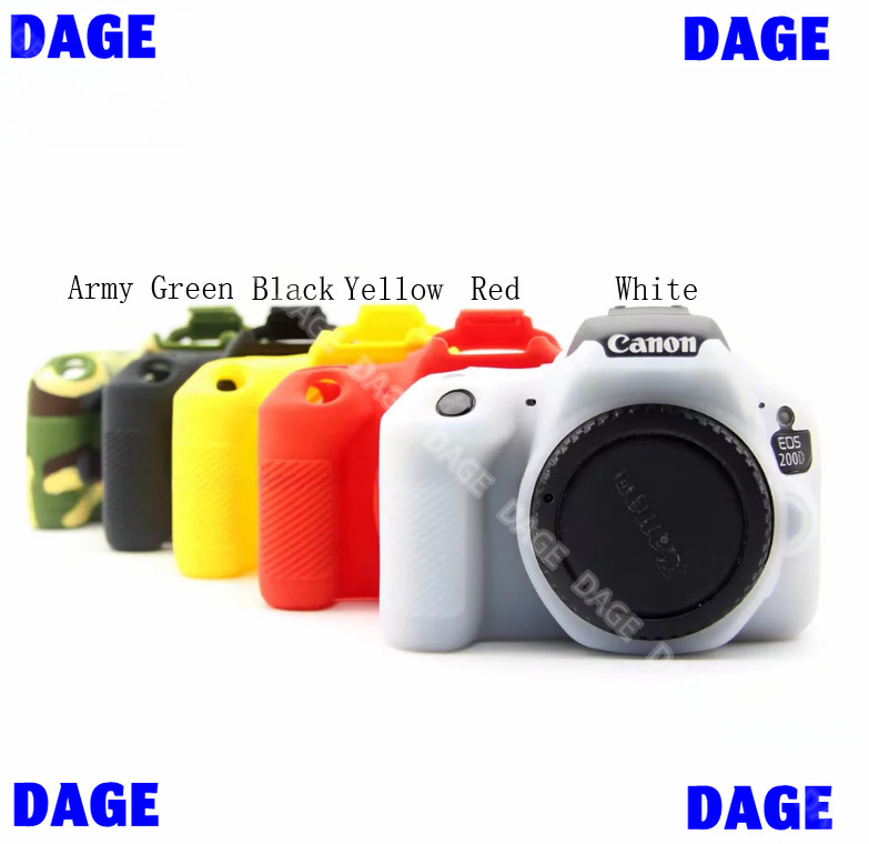 COD Silicone Rubber Camera Body Case Cover for Canon EOS 200D DAGE ...