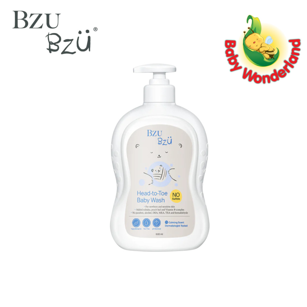 Bzu Bzu Head To Toe Baby Wash (600ml) - Calming Scent | Shopee Malaysia
