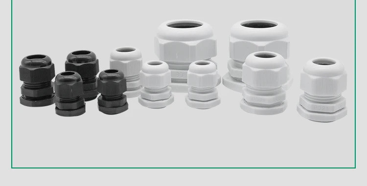 100pcs PG waterproof joint PG7/9/11/13.5/16 wire threading cable fixing ...