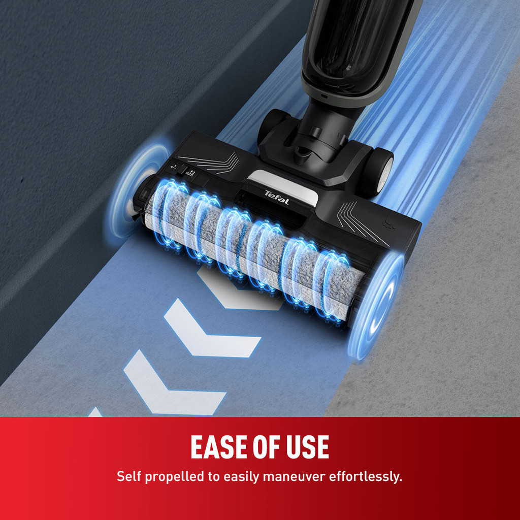 Tefal X-Clean 4 Floor Washer Cordless Vacuum Cleaner GF5035 Wet & Dry 2 ...