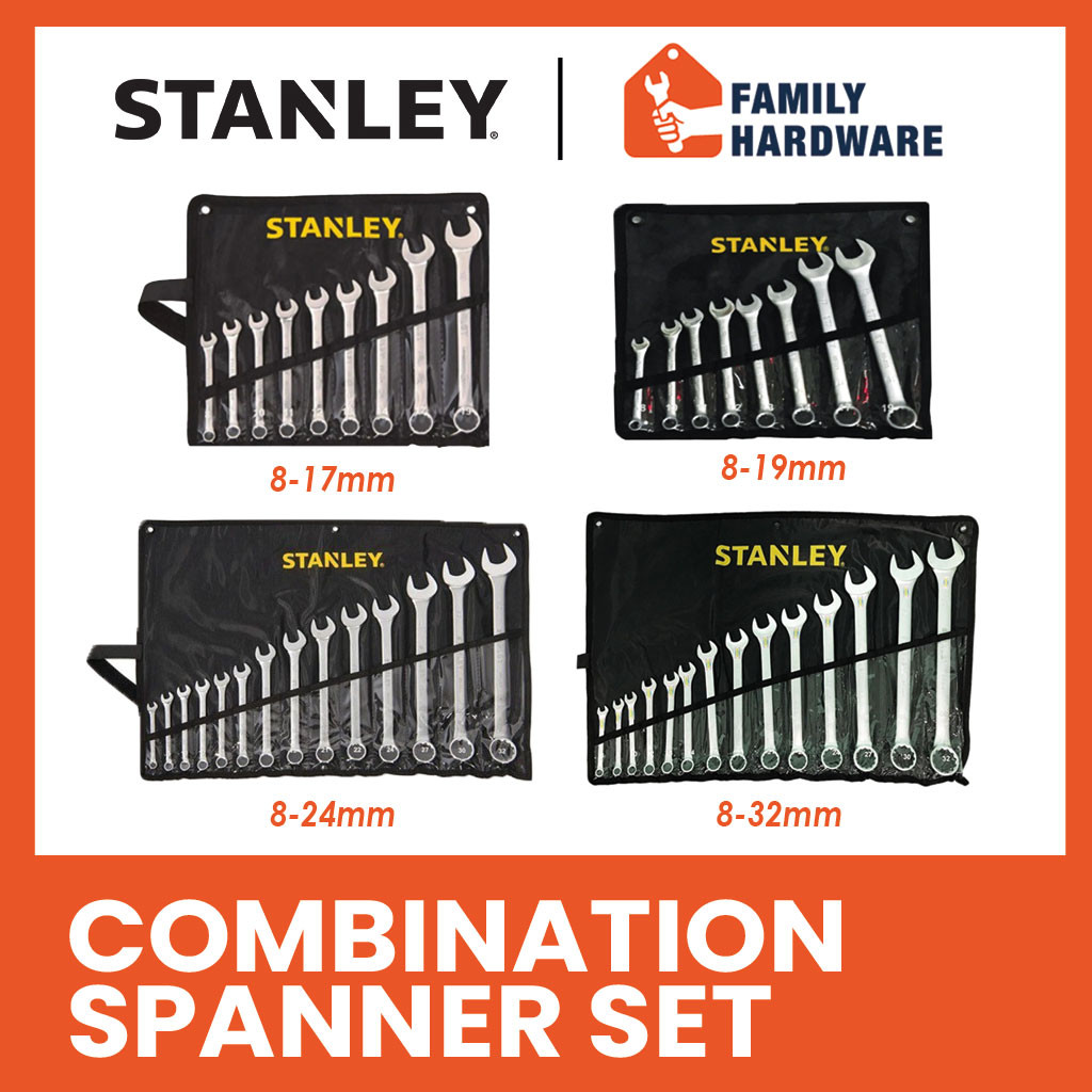 STANLEY 8-17MM 8-19MM 8-24MM 8-32MM 8pcs 9pcs 14pcs Carbon Steel ...