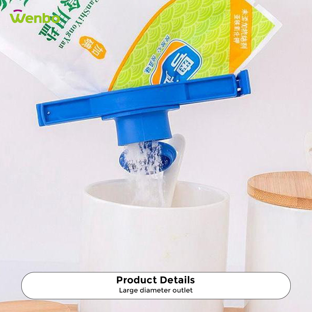 Wenbo Food Sealer Clip with Nozzle Food Sealing Clip Food Clipper ...