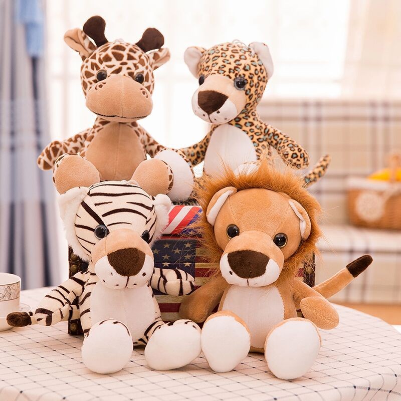 And Fun Engaging Plush Jungle Animal Toys For Children Featuring Tiger ...