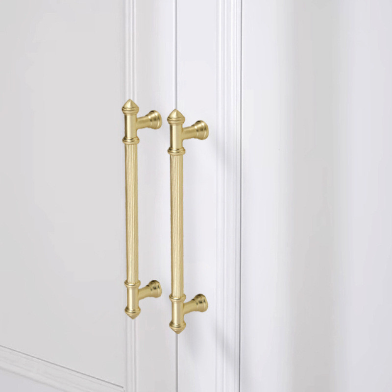 New Light Luxury French Cabinet Handle Gold High-End Drawer Handle ...