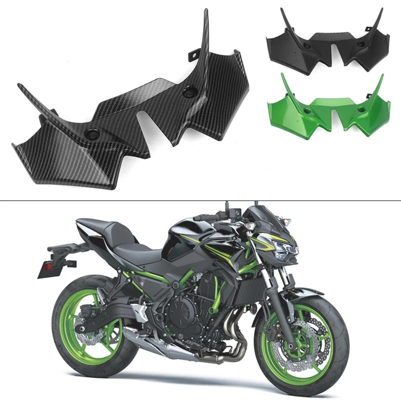 2024 New Z650 Motorcycle Naked Front Spoiler Winglet Aerodynamic Wing ...