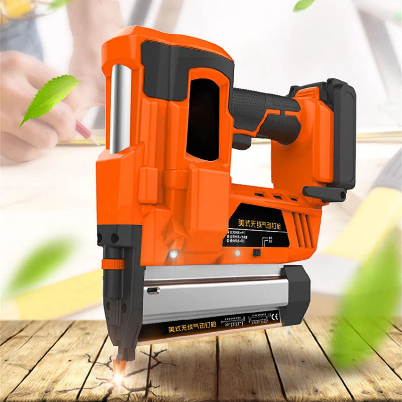 FUJ50 Electric Nail Gun Lithium Battery Nail Gun Woodworking Tools ...