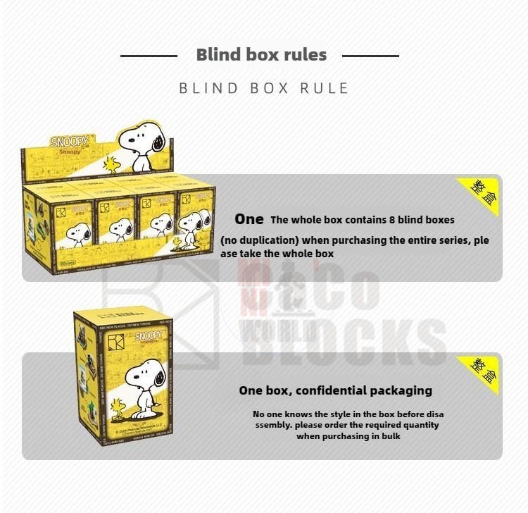 Season 3 - Snoopy Blind Box 1 Random 1 Snoopy Blind Box Tide Play ...