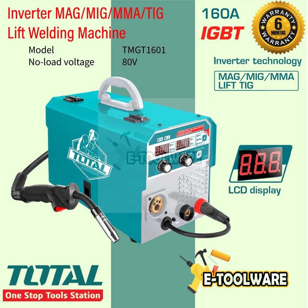 Total TMGT1601 Inverter MAG/MIG/MMA/TIG Lift Welding Machine 升降焊机 80V ...