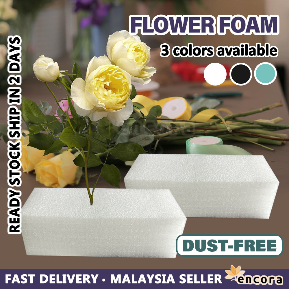 [5PCS/10PCS] Encora Flower Foam Sponge Span Bunga Tak Berhabuk DIY ...
