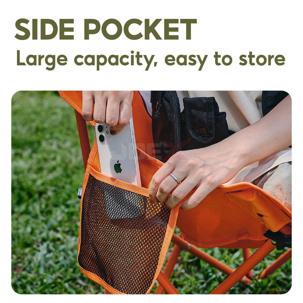 JDEX OPENWAY Moon Chair Outdoor foldable camping chair kerusi lipat ...