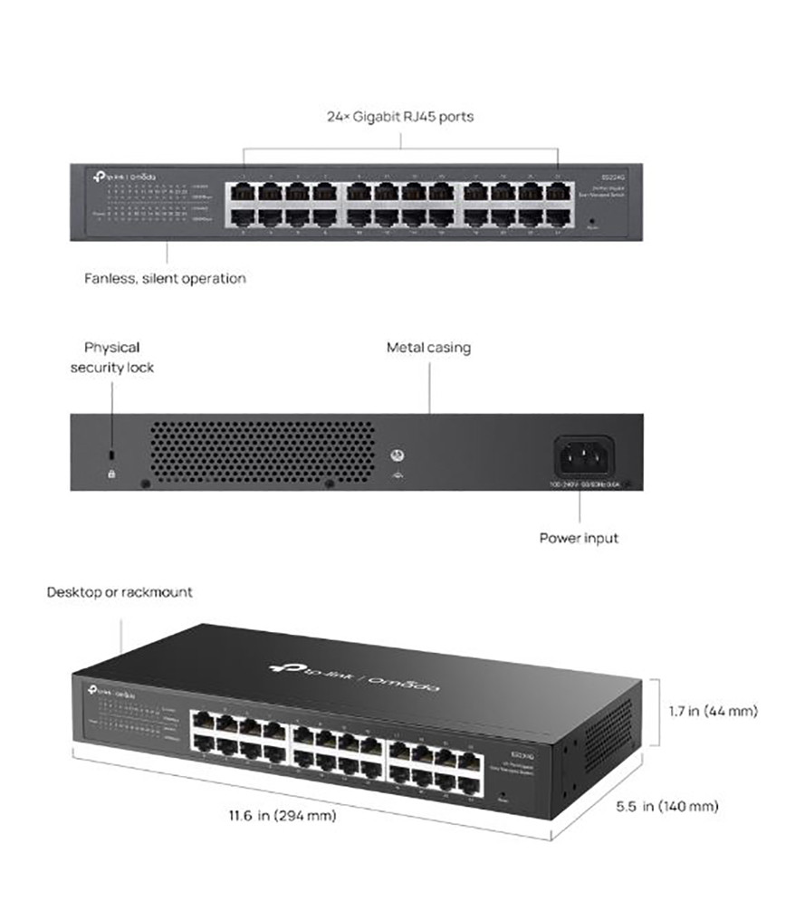 TP-Link ES224G Omada 24-Port Gigabit Easy Managed Switch | Shopee Malaysia