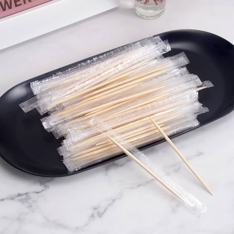 Individual Packing Toothpick with Plastic Wrap Individually Wrapped ...