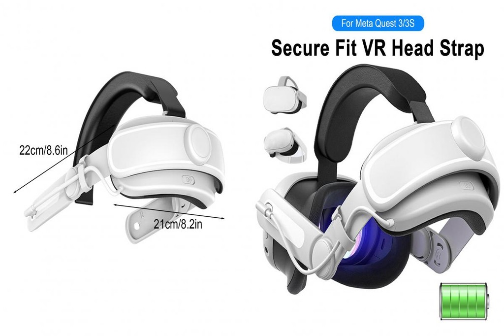 {New} High-quality Head Strap Adjustable Headband Ultra Comfort Vr ...