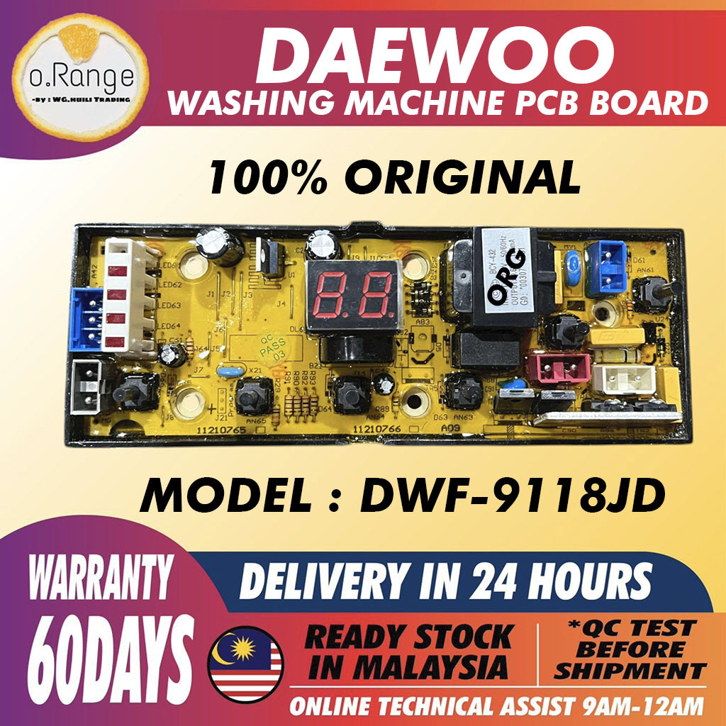 DWF-9118JD DAEWOO WASHING MACHINE PCB BOARD / CONTROL BOARD DWF9118JD | Shopee Malaysia