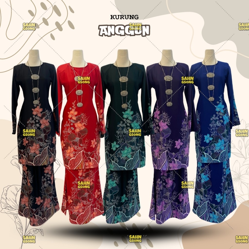 NEW DESIGN !!! KURUNG BATIK ANGGUN IN 5 COLOUR BY MOFF COLLECTION ...