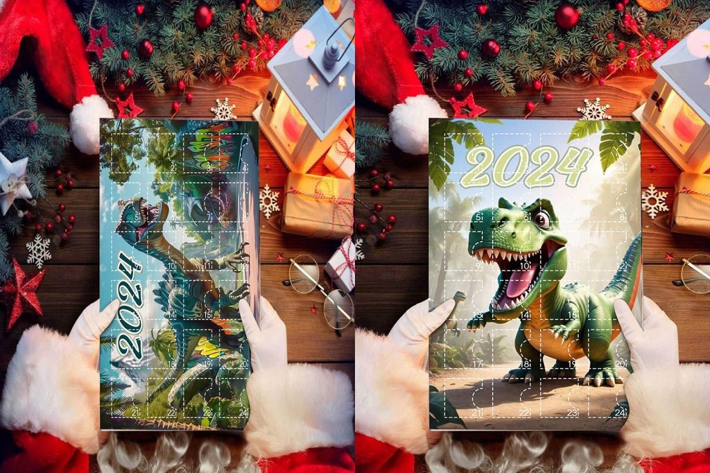 ARI 24 Days of Christmas Advent Calendar Dinosaur Letter Advent ...