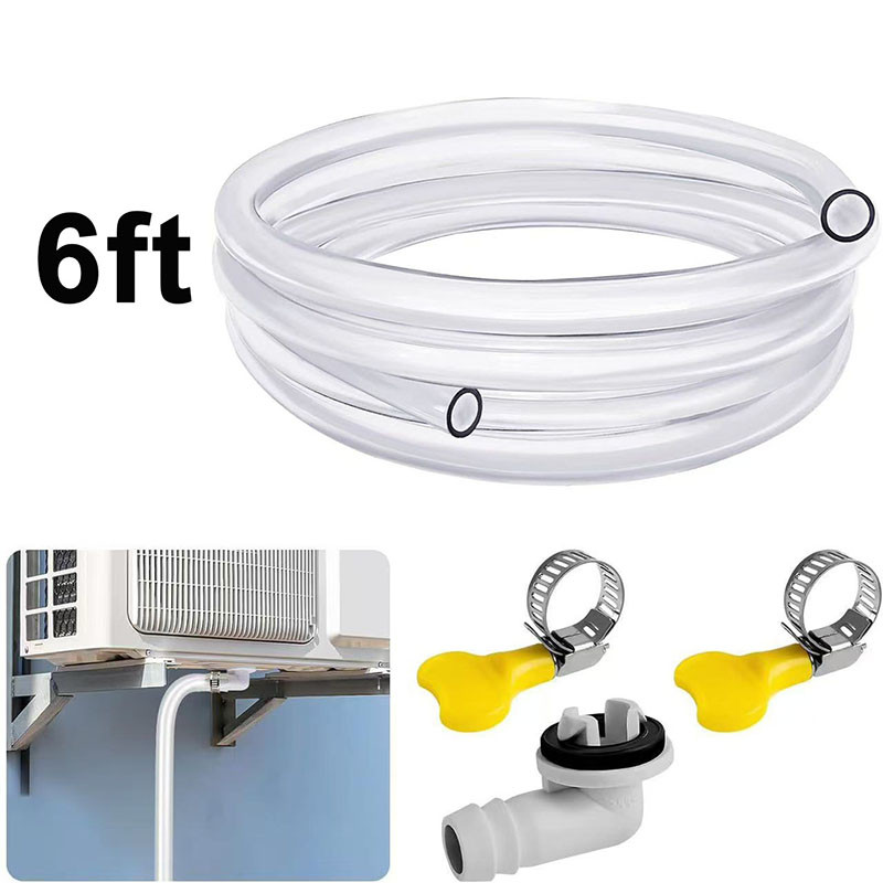 3/6ft Air Conditioner Drain Hose Split Casement Air Conditioner Drain ...