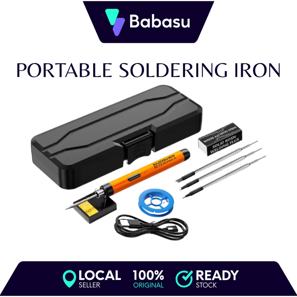 USB Wireless Charging Electric Soldering Iron Kit Portable USB5V8W ...