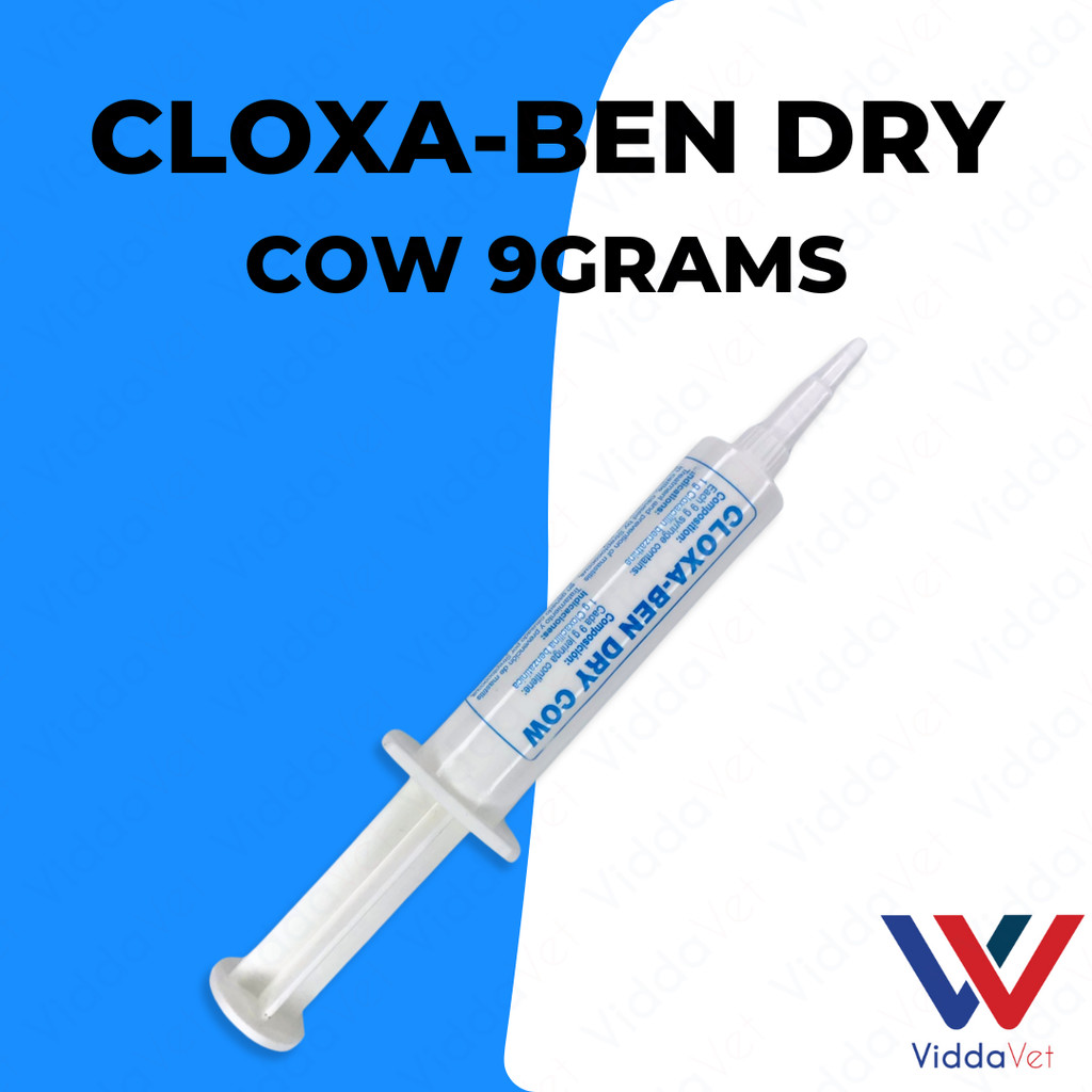 CLOXABEN 9g Dry Cow Fast Acting Mastitis Prevention for Cows Cloxaben ...