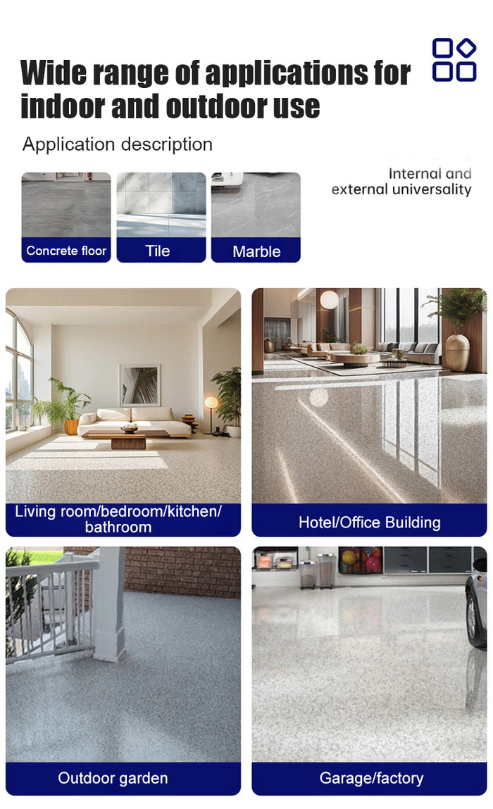 24H shipping⚡Cat lantai simen【No Formaldehyde】Upgrade Floor Coating ...