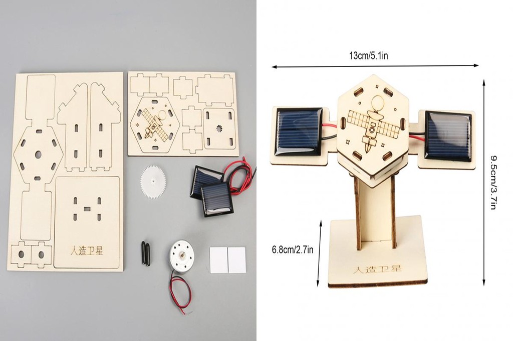 canaan| Diy Satellite Model Set Lightweight Satellite Model Diy Solar ...