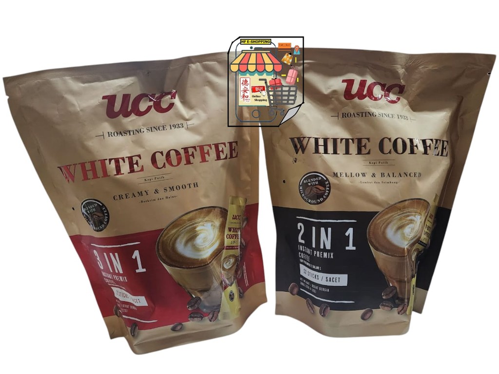 UCC White Coffee/Kopi Putih 3 in1 12sx30g/2 in 1 12sx25g | Shopee Malaysia
