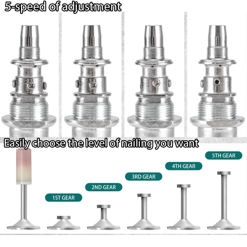 GDeal 50/100 Nails Mini Nail Gun Ceiling Artifact Adjustable Ceiling ...